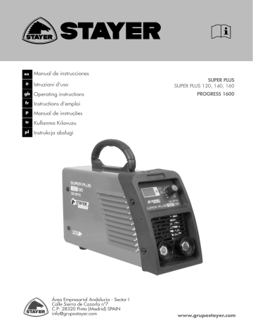 Stayer SUPER PLUS 160 GE K SUPER PLUS RANGE Mode d'emploi | Manualzz