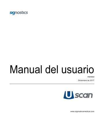 signostics Uscan Manual de usuario | Manualzz