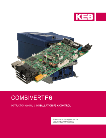 KEB F6 Control Compact Installation Manual | Manualzz