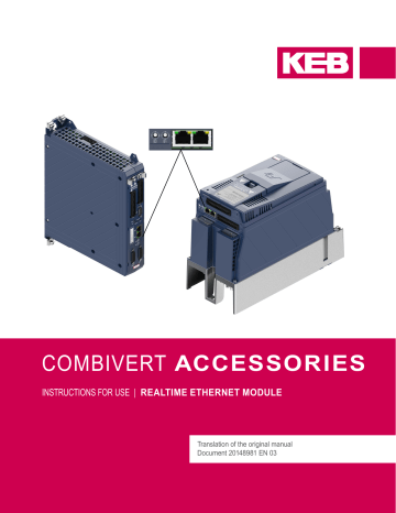 KEB F6/S6 Fieldbus Realtime Ethernet Module Installation Manual | Manualzz
