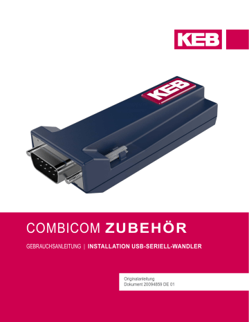 KEB USB Serial Converter Installation manual | Manualzz