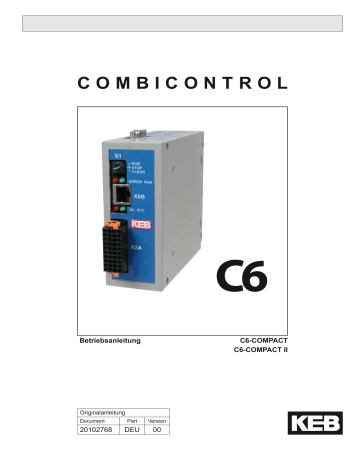KEB C6 COMPACT Installation manual | Manualzz