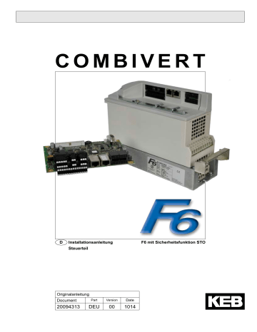 KEB F6 K-Steuerung Gehäuse D-W Installation manual | Manualzz