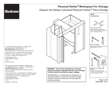 Steelcase Personal Harbor Workspace for Chicago Assembly Instructions ...