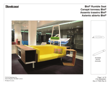 Steelcase bivi Rumble Seat Assembly Instructions | Manualzz