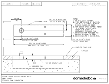 Kaba BTS 80 Instruction | Manualzz