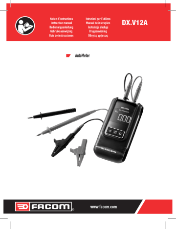 Facom DX.V12APB Tester Instruction manual | Manualzz