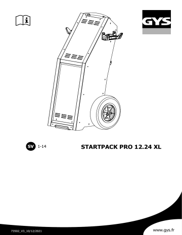 GYS STARTPACK PRO 12.24 XL Bruksanvisning | Manualzz