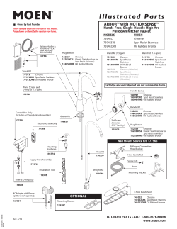 Moen 7594ESRS - Installation manual, Instructions, Manual, Owner's ...