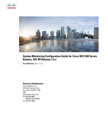 Cisco NCS 560-7-SYS-E Router Configuration Guide | Manualzz