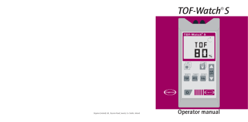 Organon TOF-Watch, TOF-Watch S Bedienungsanleitung | Manualzz
