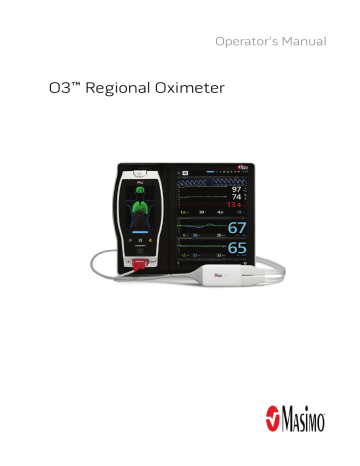 Masimo O3 Regional Oximeter Operator's Manual | Manualzz