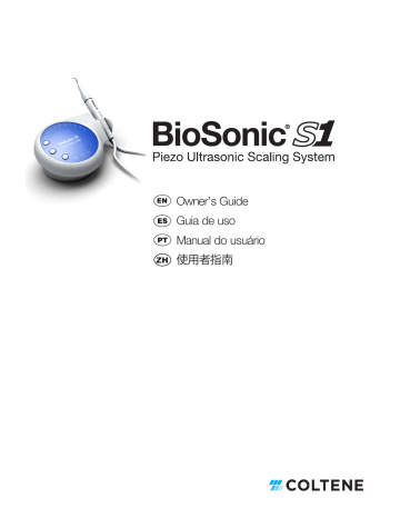 Coltene BioSonic S1 Manual do proprietário | Manualzz
