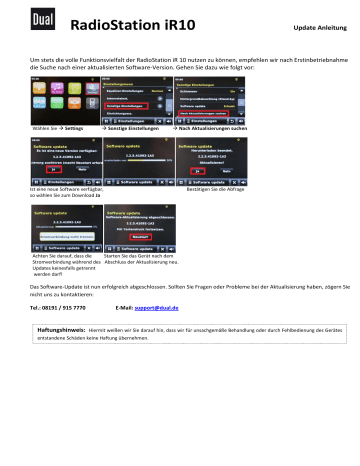 Dual IR 10 Bedienungsanleitung | Manualzz