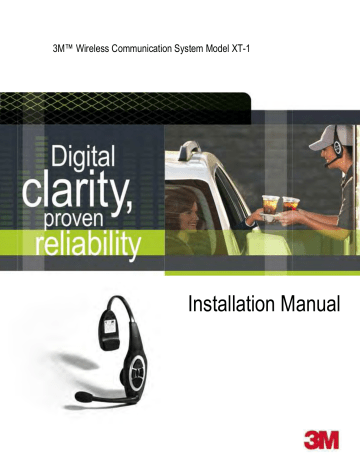 3M Wireless Communication System XT-1 Installation Manual | Manualzz