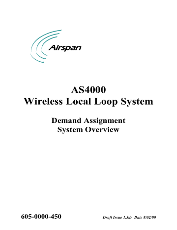 Airspan AS4000 Wireless Local Loop System Overview | Manualzz