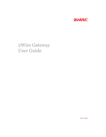 2Wire Gateway User Guide | Manualzz