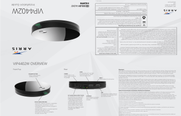 ARRIS VIP4402W Installation Guide | Manualzz