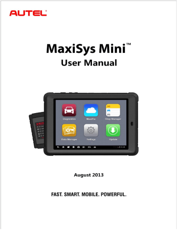 Autel MaxiSys Mini User Manual | Manualzz