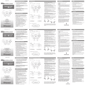 PowerA Pro Wireless Quick Start Guide | Manualzz