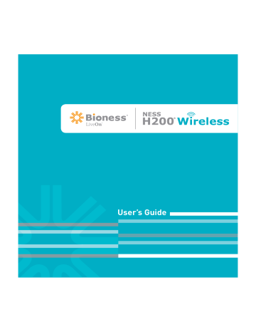 NESS H200 Wireless User's Guide | Manualzz