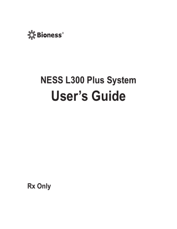 NESS L300 Plus System User's Guide | Manualzz