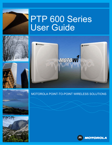 PTP 600 Series User Guide | Manualzz