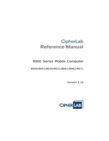 CipherLab Q3N-8062 BTbarcode scanner User Manual | Manualzz