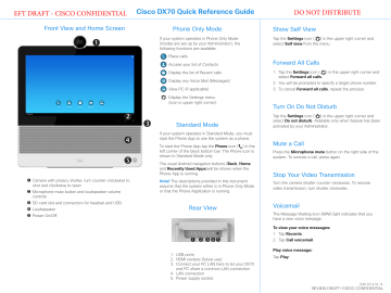 Cisco DX70 Quick Reference Guide | Manualzz