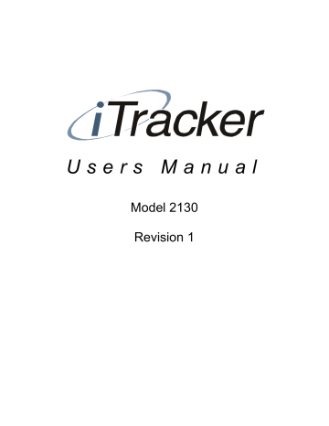 iSECUREtrac Personal Tracking System 2130 User Manual | Manualzz