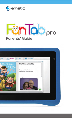 Ematic FunTab Pro tablet Parents' Guide | Manualzz