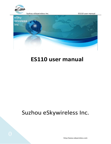ES110 User Manual | Manualzz