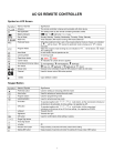 remote controller AC123 Manual | Manualzz