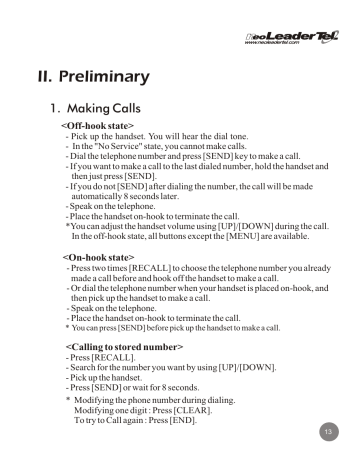 Telephone User Manual | Manualzz