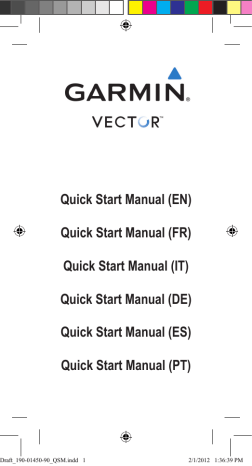 Garmin Vector Power Meter Quick Start Manual | Manualzz