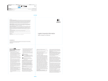 Logitech data input devices User Manual | Manualzz