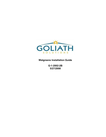 Goliath Solutions Installation Guide | Manualzz