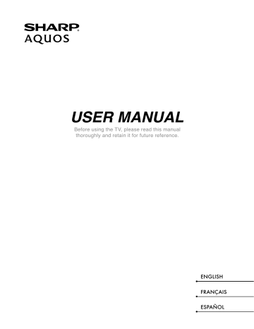SHARP TV User Manual | Manualzz