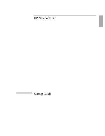 HP Notebook Startup Guide | Manualzz