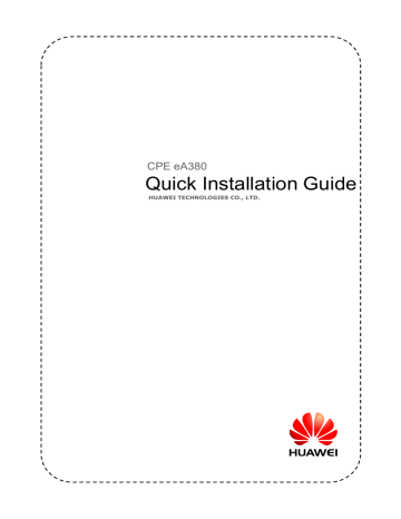 CPE eA380 Quick Installation Guide | Manualzz
