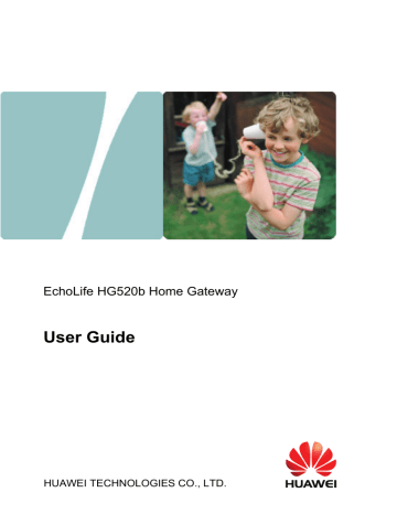 Home Gateway EchoLife HG520b User Guide | Manualzz