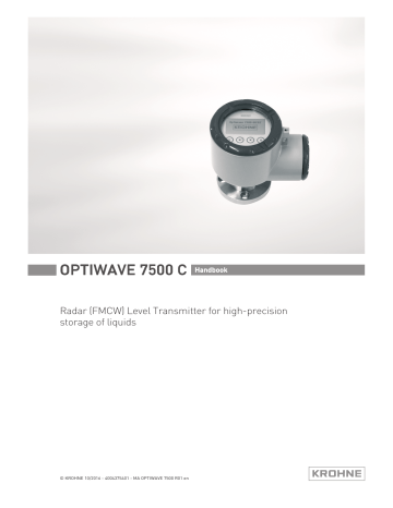 KROHNE OPTIWAVE 7500 C Handbook | Manualzz
