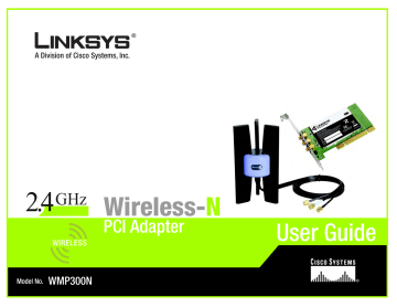 Linksys Wireless PCI Adapter WMP300N User Guide | Manualzz