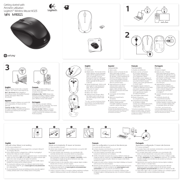 Logitech Wireless Mouse M325 User Manual | Manualzz