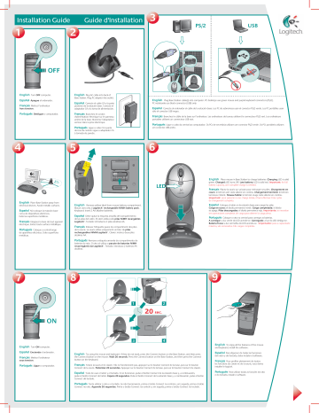 Logitech Installation Guide wireless keyboard and mouse | Manualzz