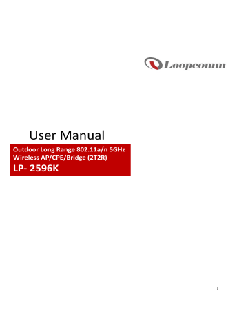 Loopcomm LP-2596K User Manual | Manualzz