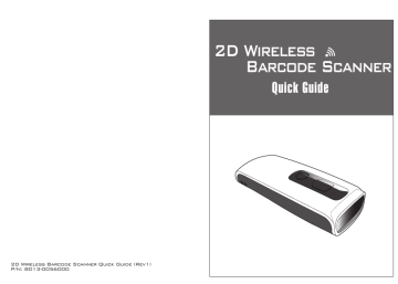 2D Wireless Barcode Scanner Quick Guide | Manualzz