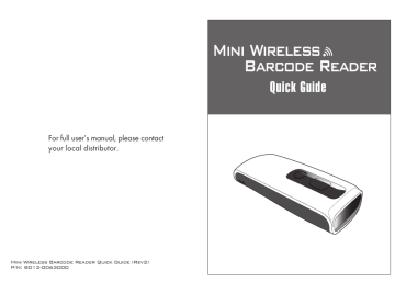 Barcode Reader Mini Wireless Quick Guide | Manualzz