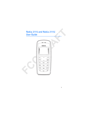 Nokia 2115, Nokia 2115i User Guide | Manualzz