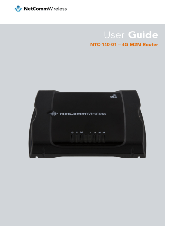 NetComm Wireless NTC-140 01 4G M2M Router User Guide | Manualzz